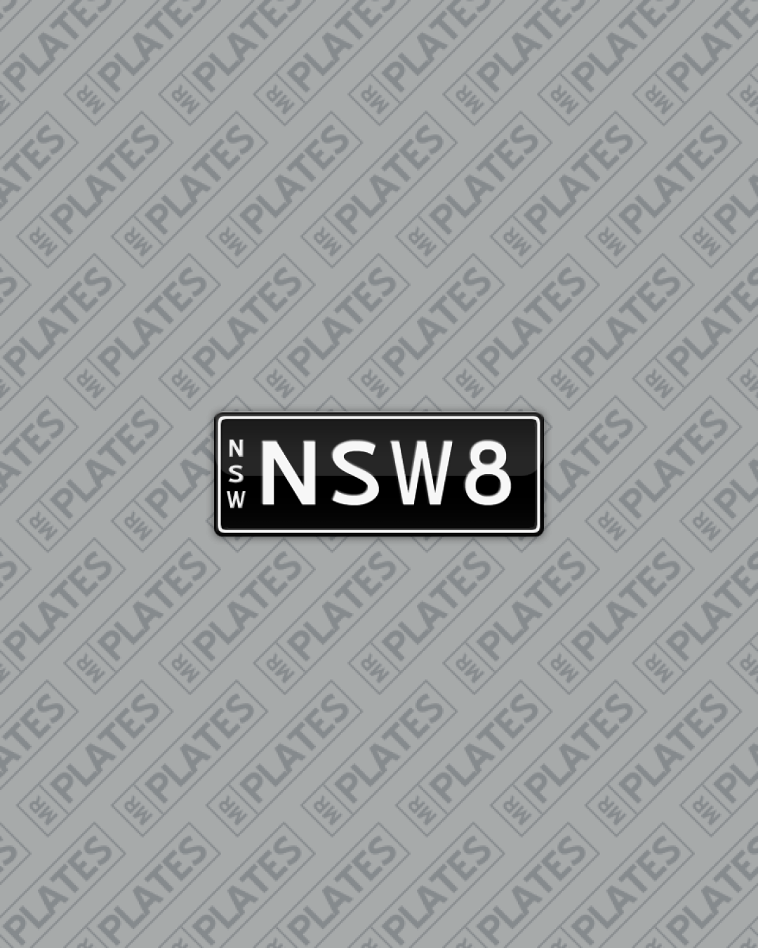 NSW8 Number Plates For Sale, NSW - MrPlates