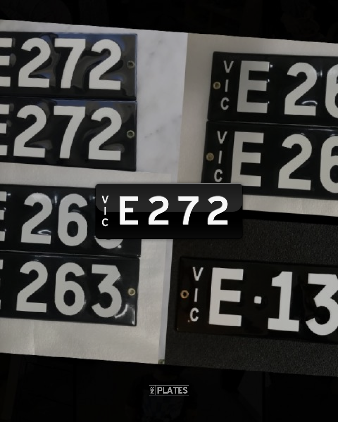 E272 (Melbourne City Of Enterprise) Number Plates For Sale, VIC - MrPlates