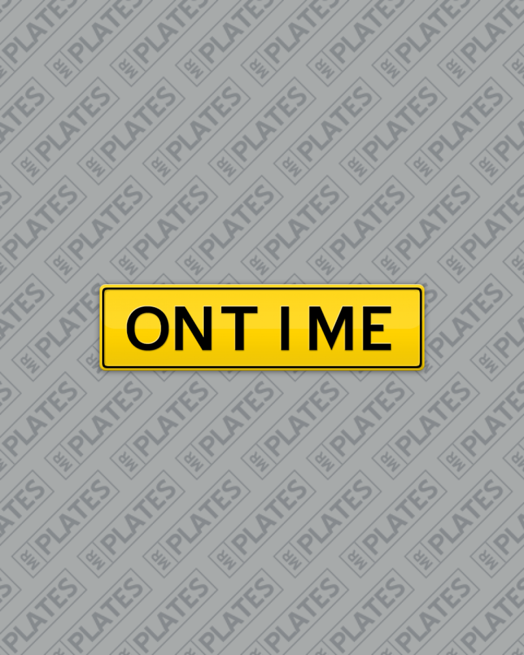 ONTIME (On Time) Number Plates For Sale, NSW - MrPlates