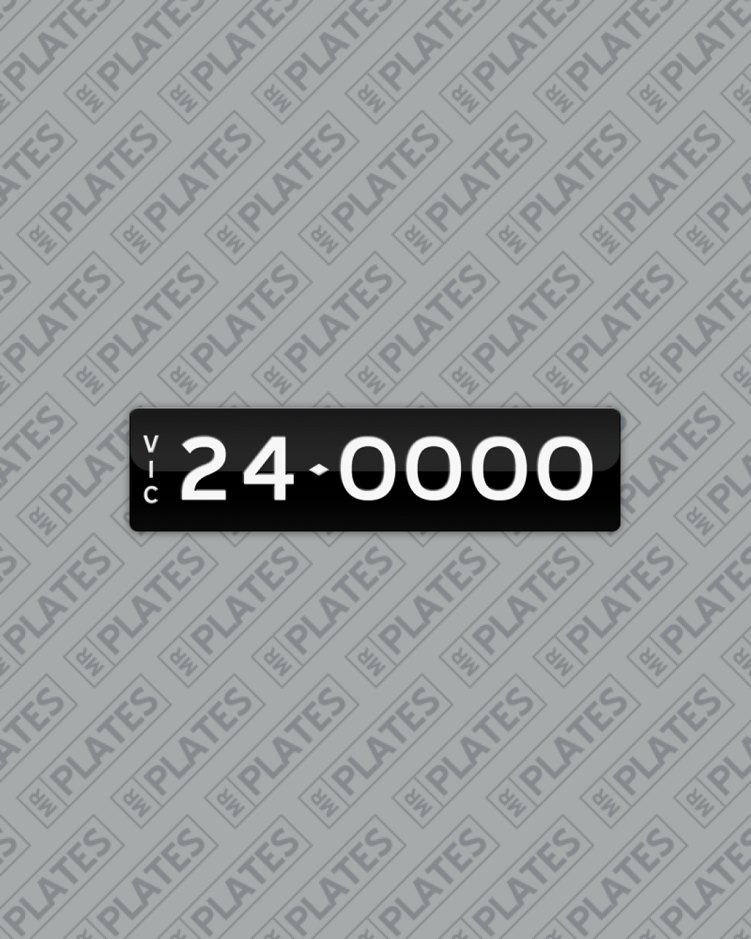 24·0000 (24 OOOO) Number Plates For Sale, VIC - MrPlates