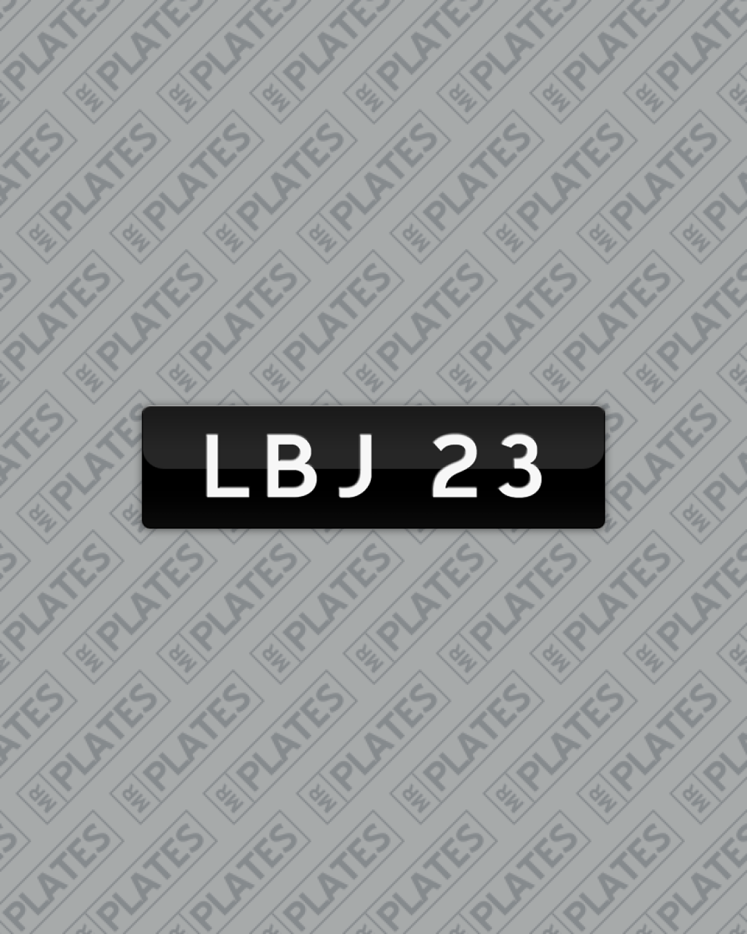 LBJ 23 (Lebron James #23) Number Plates For Sale, VIC - MrPlates