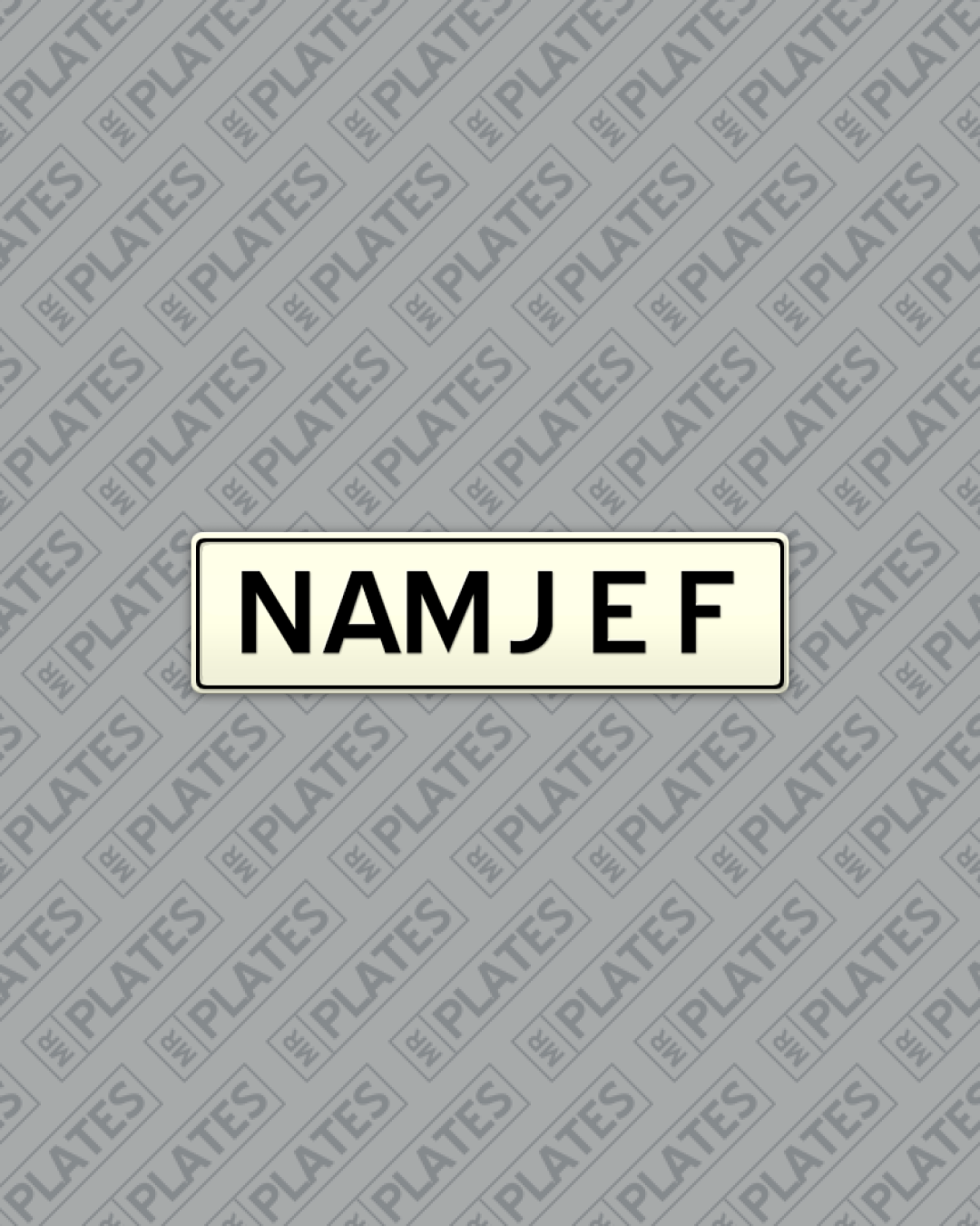 NAMJEF (My 'name Jeff' From Movie 22 Jump Street) Number Plates For ...