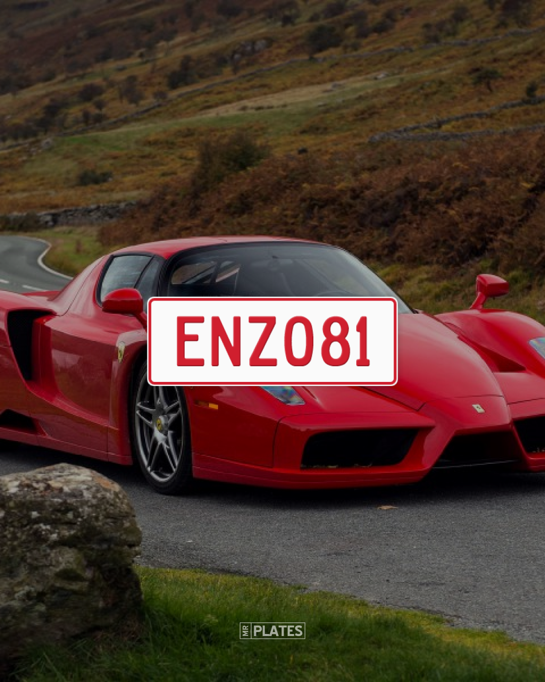ENZO81 (Enzo Ferrari) Number Plates For Sale - MrPlates