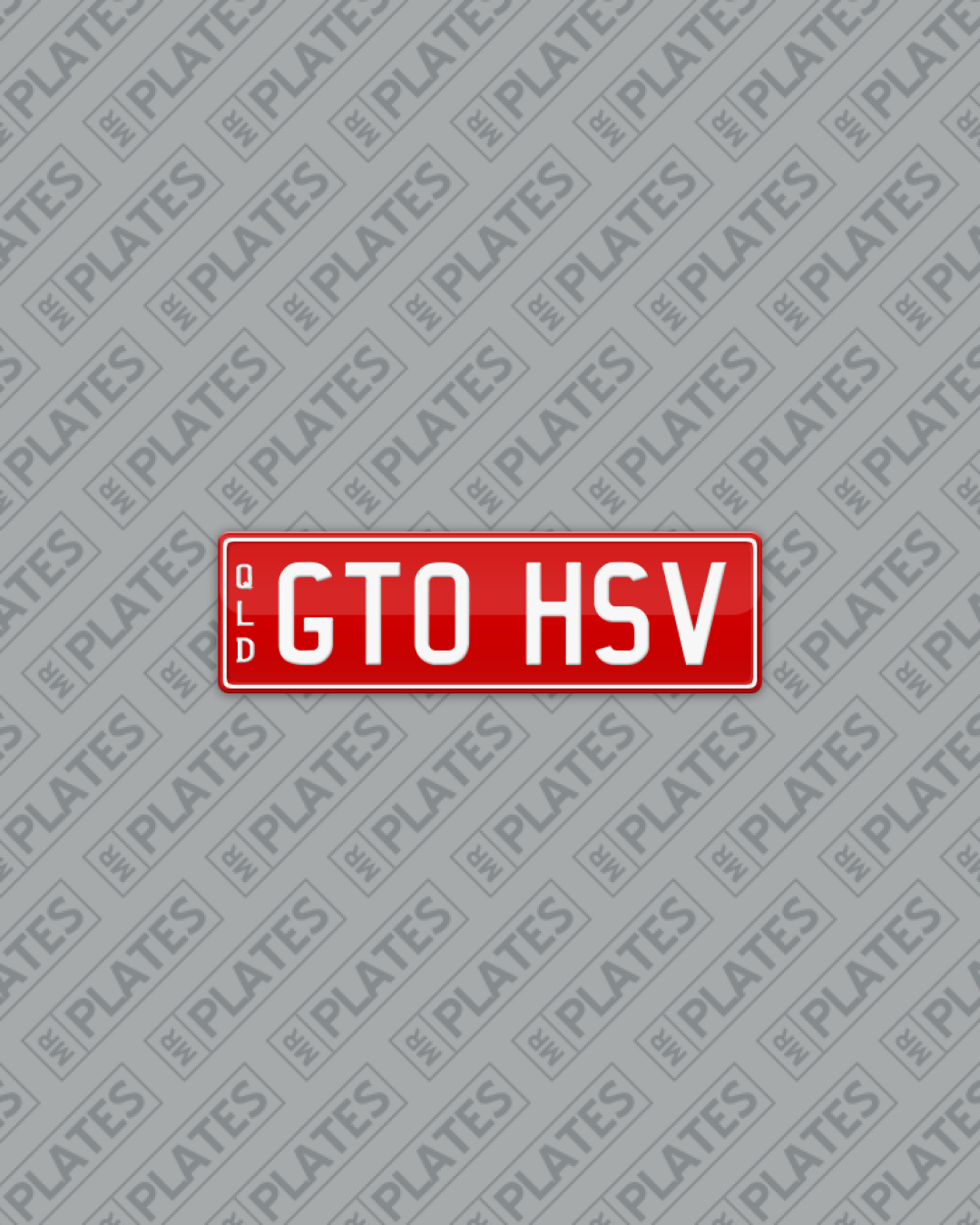 GTO HSV Number Plates For Sale, QLD - MrPlates
