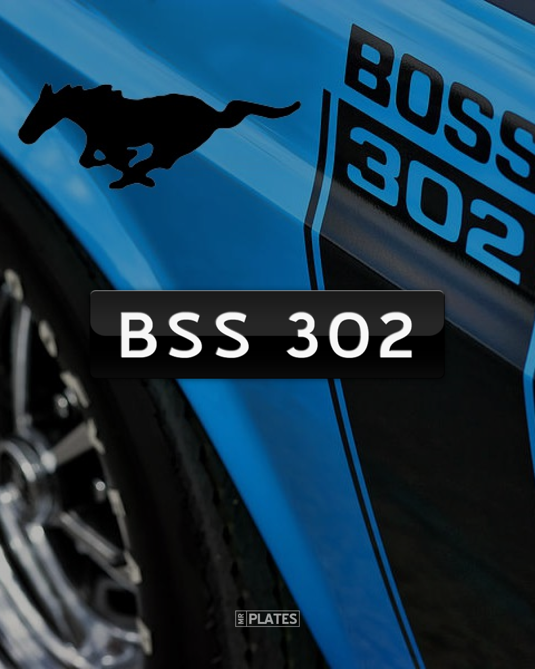 BSS 302 (BOSS 302 Mustang) Number Plates For Sale, VIC - MrPlates