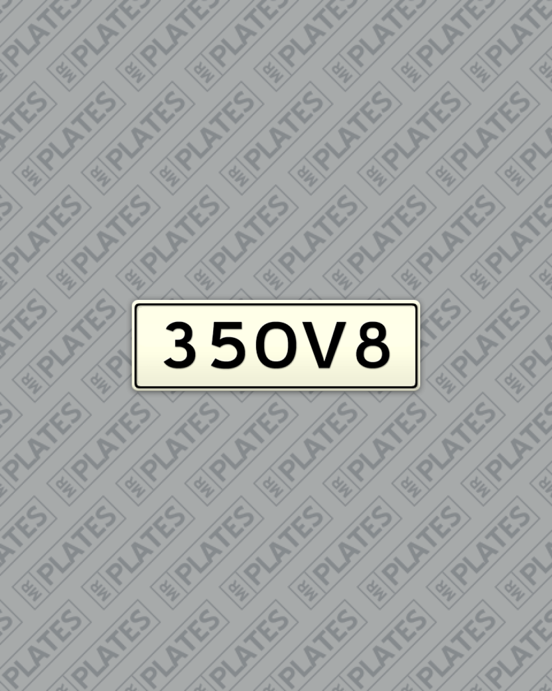 350V8 (350 Cubic Inch V8 Engine. Chev Or Merc) Number Plates For Sale ...