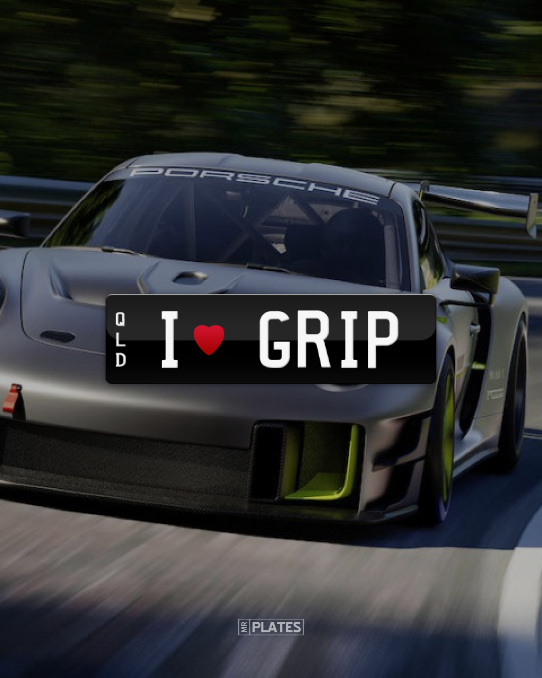 I GRIP (I LOVE GRIP) Number Plates For Sale, QLD - MrPlates