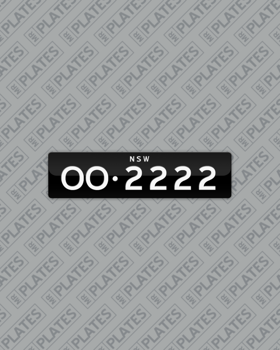 OO·2222 (OO2222) Number Plates For Sale, NSW - MrPlates