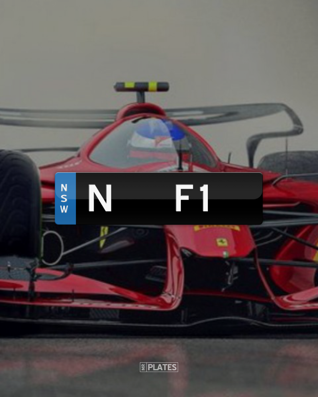 N F1 (Formula 1) Number Plates For Sale, NSW - MrPlates