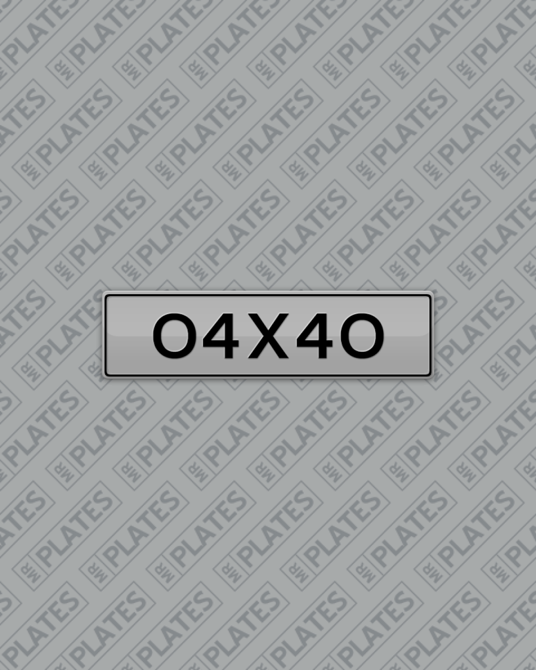 O4X4O (4X4) Number Plates For Sale, QLD - MrPlates