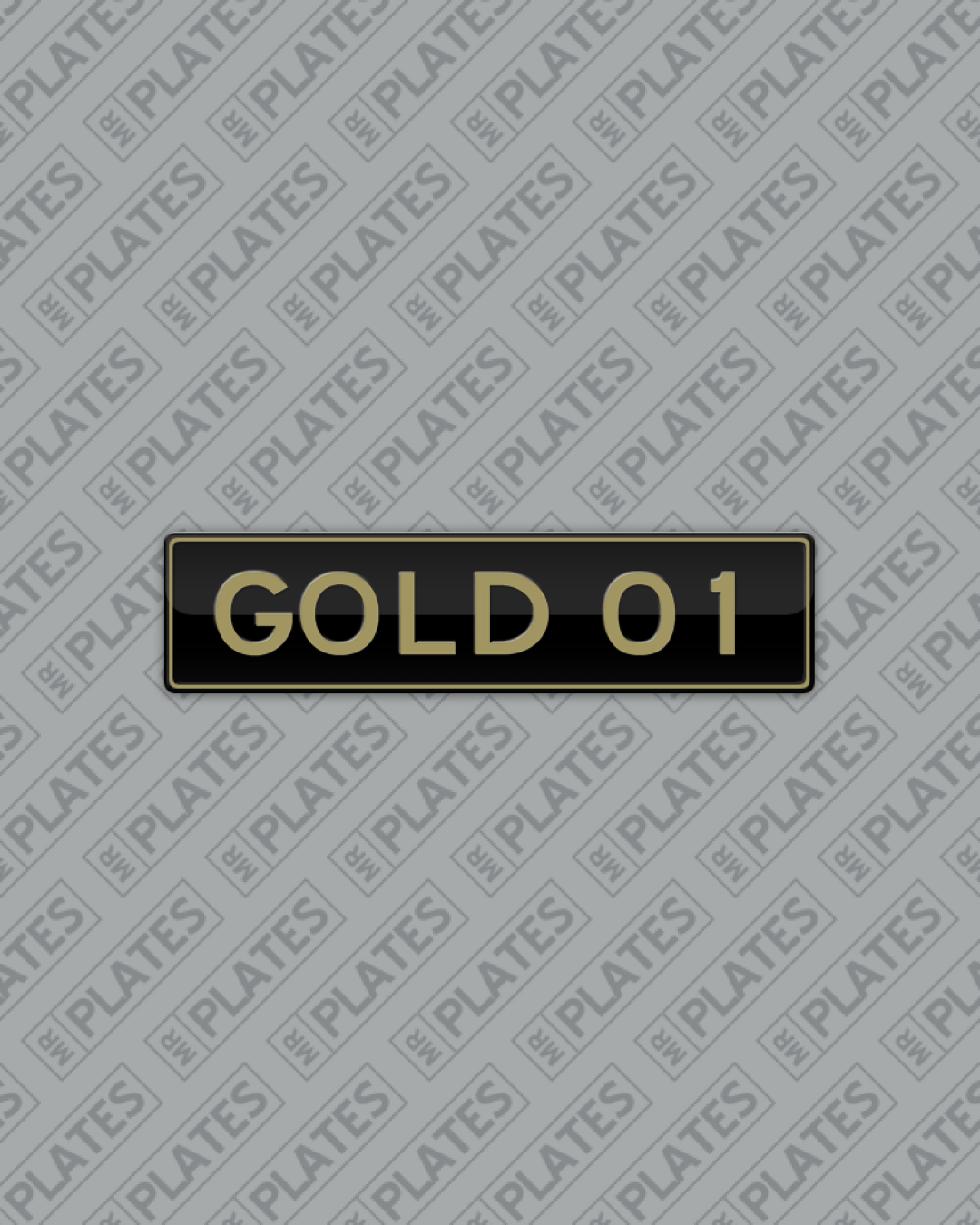GOLD 01 Number Plates For Sale, VIC - MrPlates