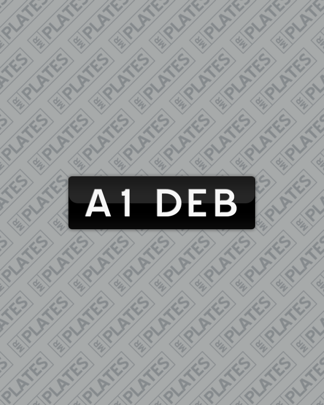 A1 DEB Number Plates For Sale, QLD - MrPlates