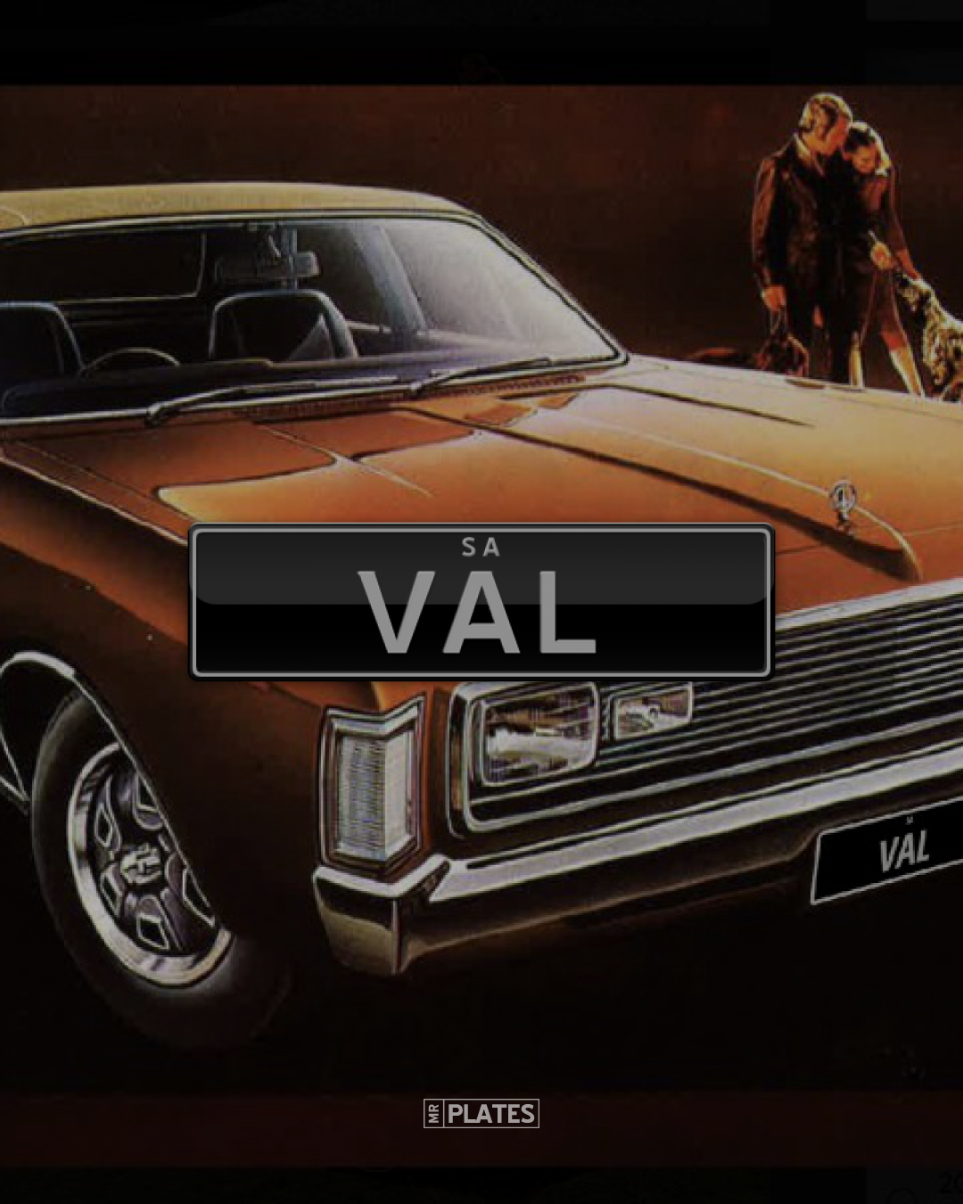 VAL (Valiant) Number Plates For Sale, SA - MrPlates