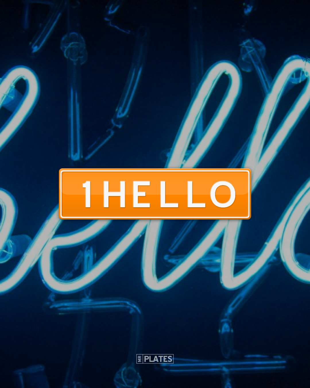 1HELLO (Hello) Number Plates For Sale, VIC - MrPlates