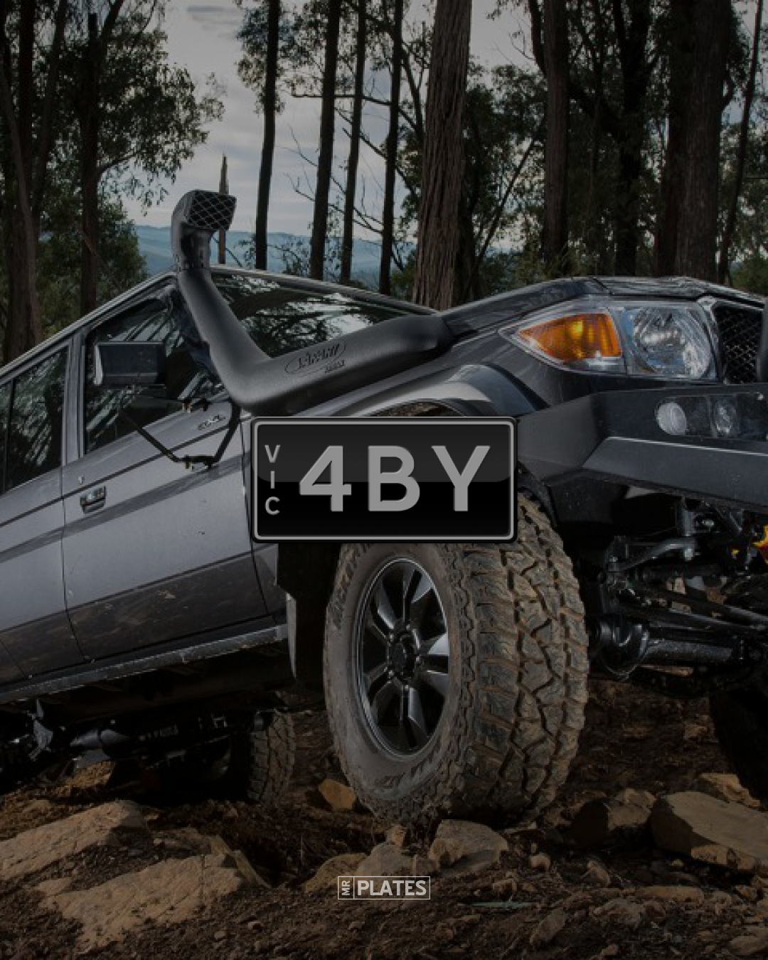 4BY (Fourby/4WD/Four-Wheel-Drive) Number Plates For Sale, VIC - MrPlates