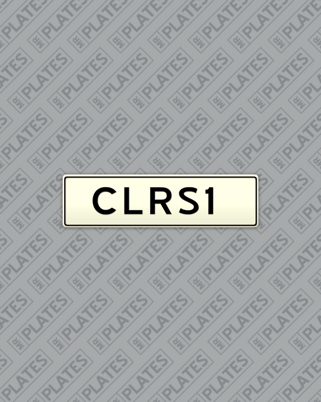 CLRS1 (Clares One) Number Plates For Sale - MrPlates