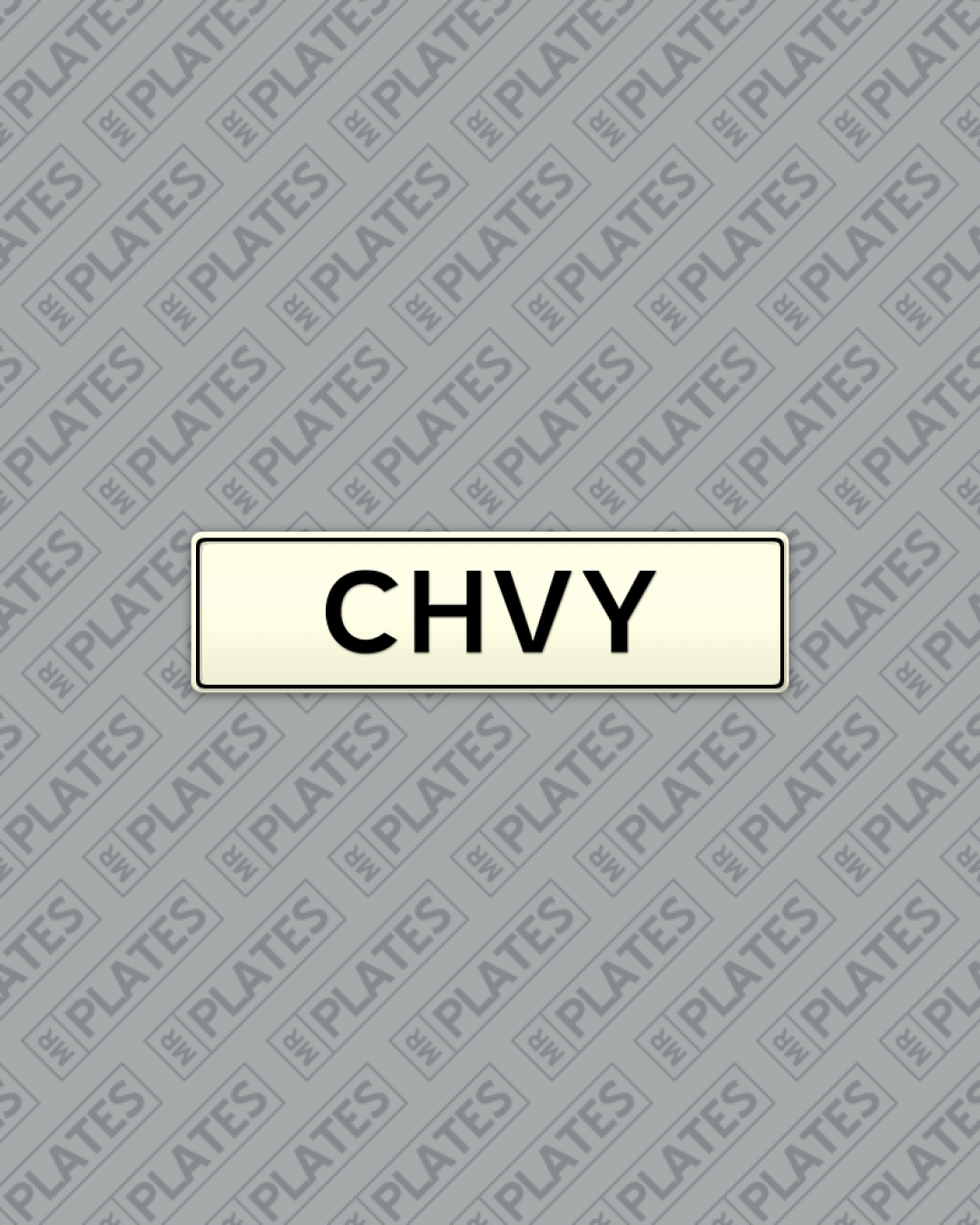 CHVY (Chevy) Number Plates For Sale - MrPlates