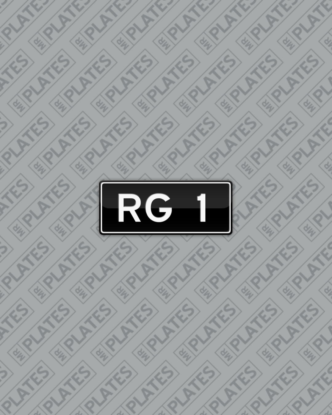 RG 1 Number Plates For Sale, QLD - MrPlates