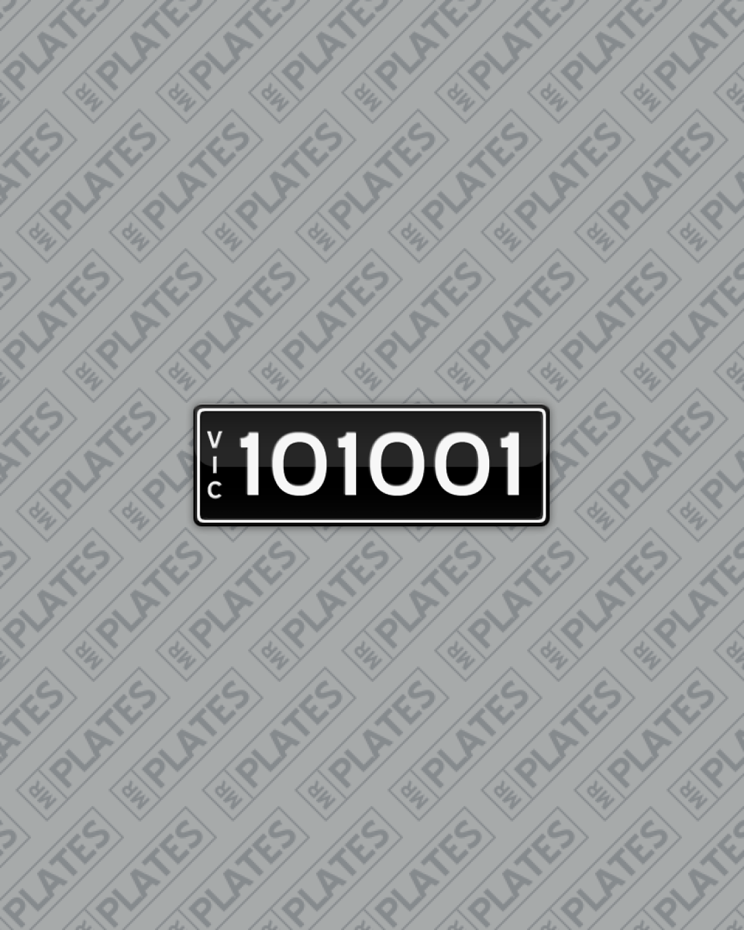 101001 (101001 Victorian Heritage Plate.) Number Plates For Sale, VIC ...