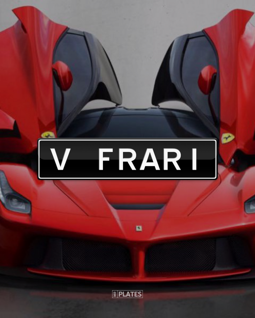 V FRARI (Ferrari) Number Plates For Sale, VIC - MrPlates