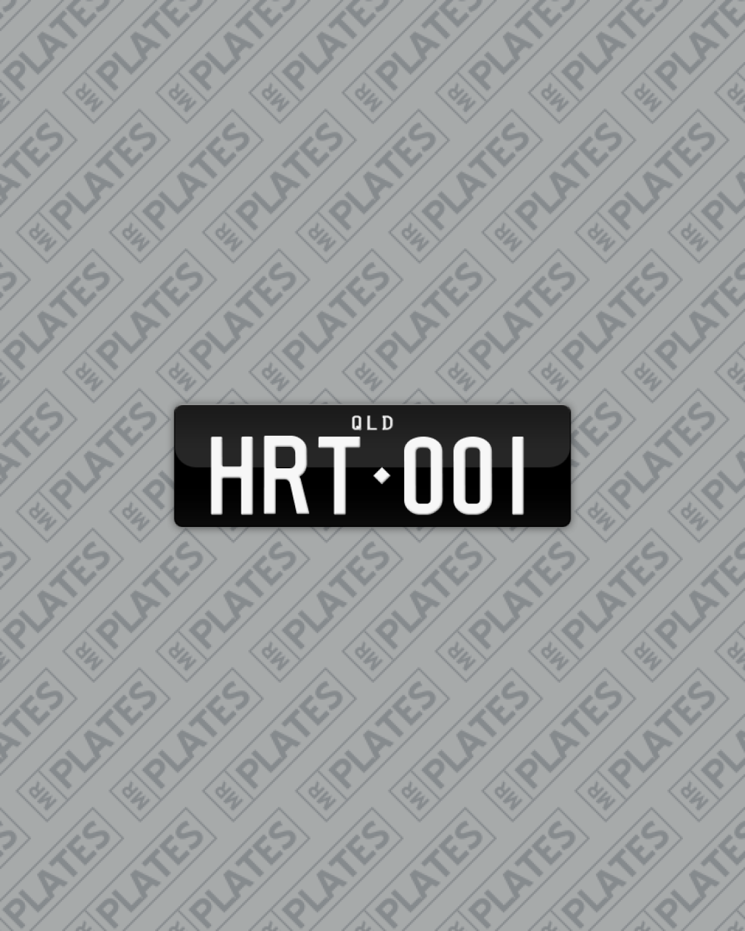 HRT·001 (HOLDEN RACING TEAM) Number Plates For Sale, QLD - MrPlates
