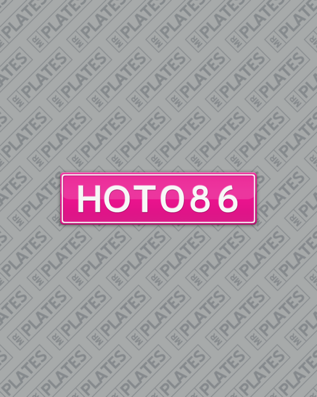 HOT086 (HOT 086) Number Plates For Sale, QLD - MrPlates