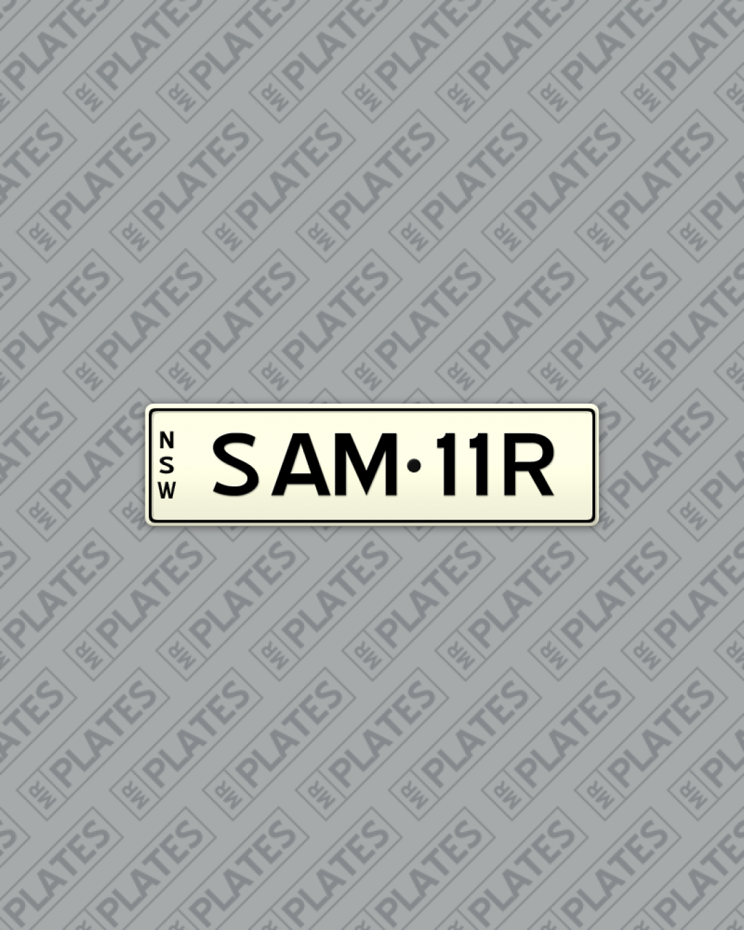 SAM·11R (Name: Samir) Number Plates For Sale, NSW - MrPlates