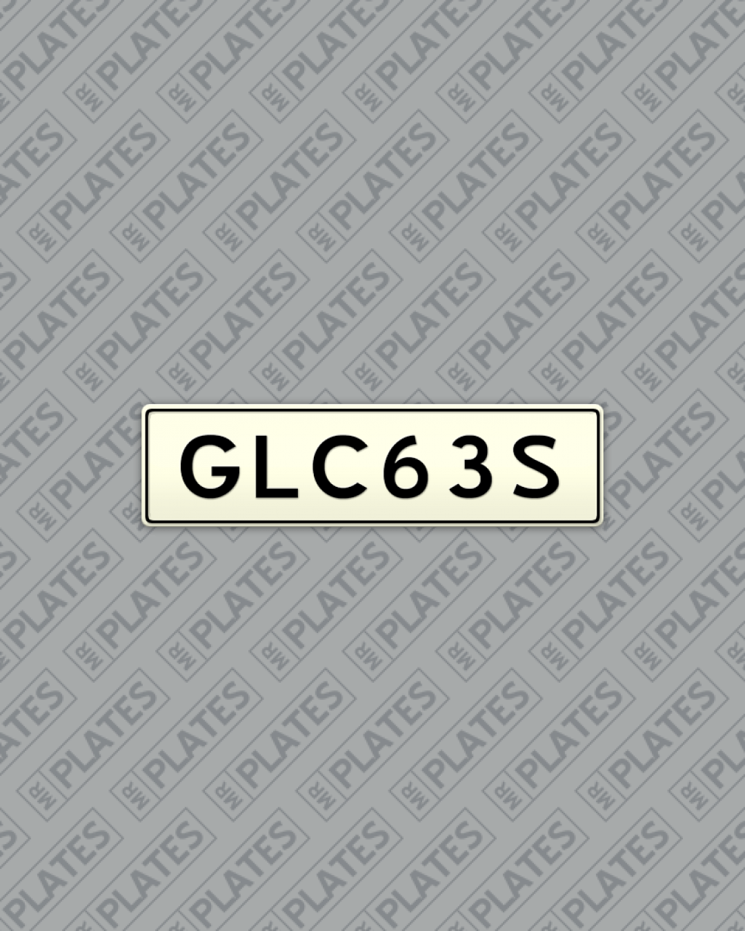 GLC63S (GLC (model) 63S (AMG) Number Plates For Sale, VIC - MrPlates