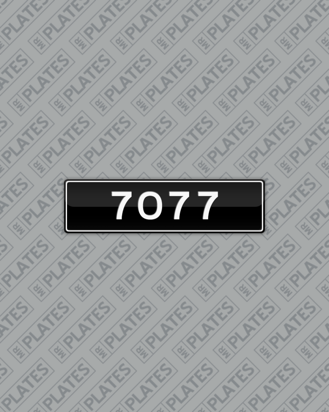 7077 Number Plates For Sale, VIC - MrPlates