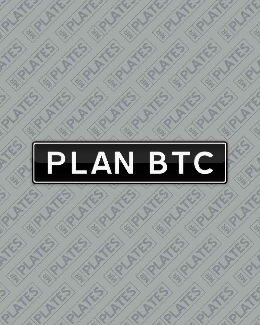 PLAN BTC (PLAN BITCOIN) Number Plates For Sale, WA - MrPlates