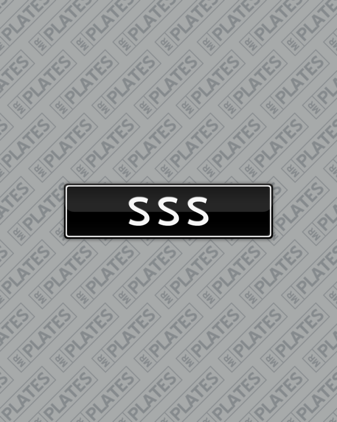 SSS Number Plates For Sale, ACT - MrPlates