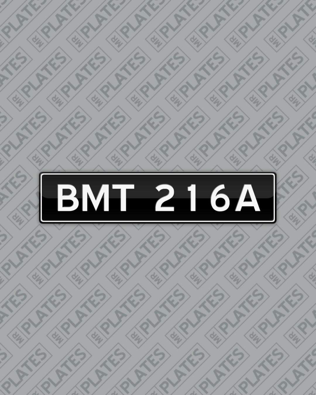 BMT 216A Number Plates For Sale, WA - MrPlates