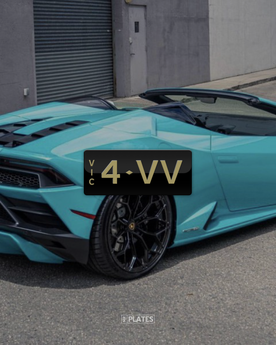 4·VV (4 Vv) Number Plates For Sale, VIC - MrPlates