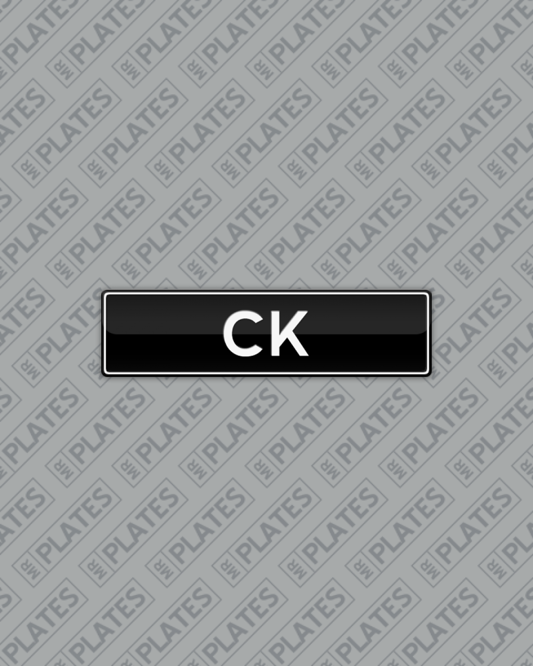 CK (INITIALS) Number Plates For Sale, SA - MrPlates