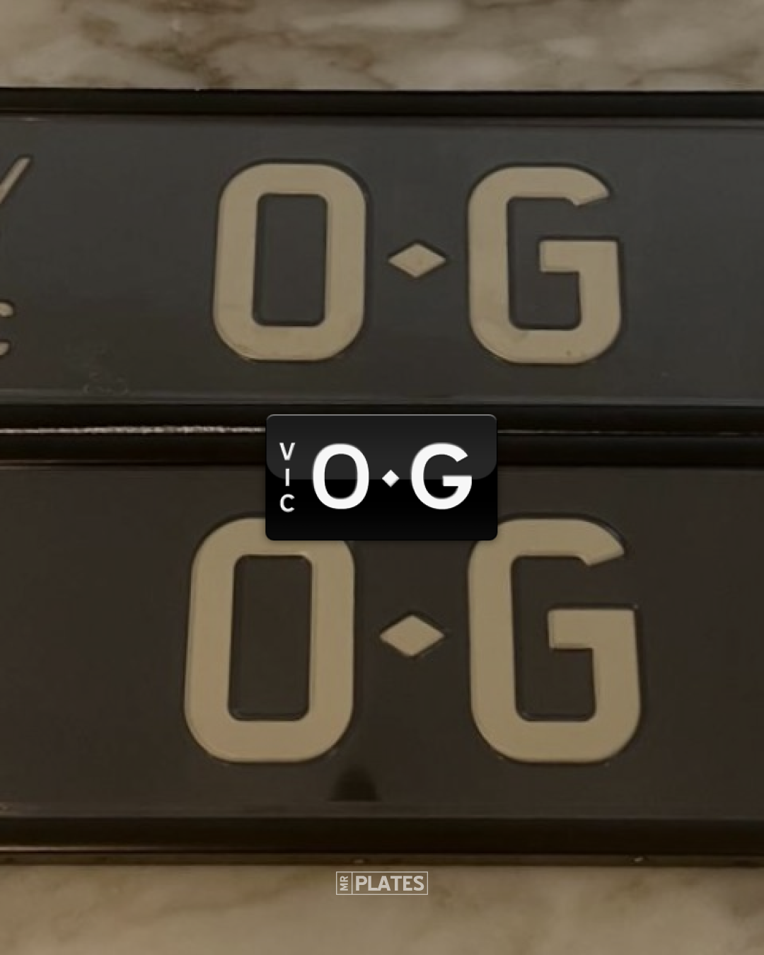 0·G (OG (Original Gansgter) Premium Signature) Number Plates For Sale ...