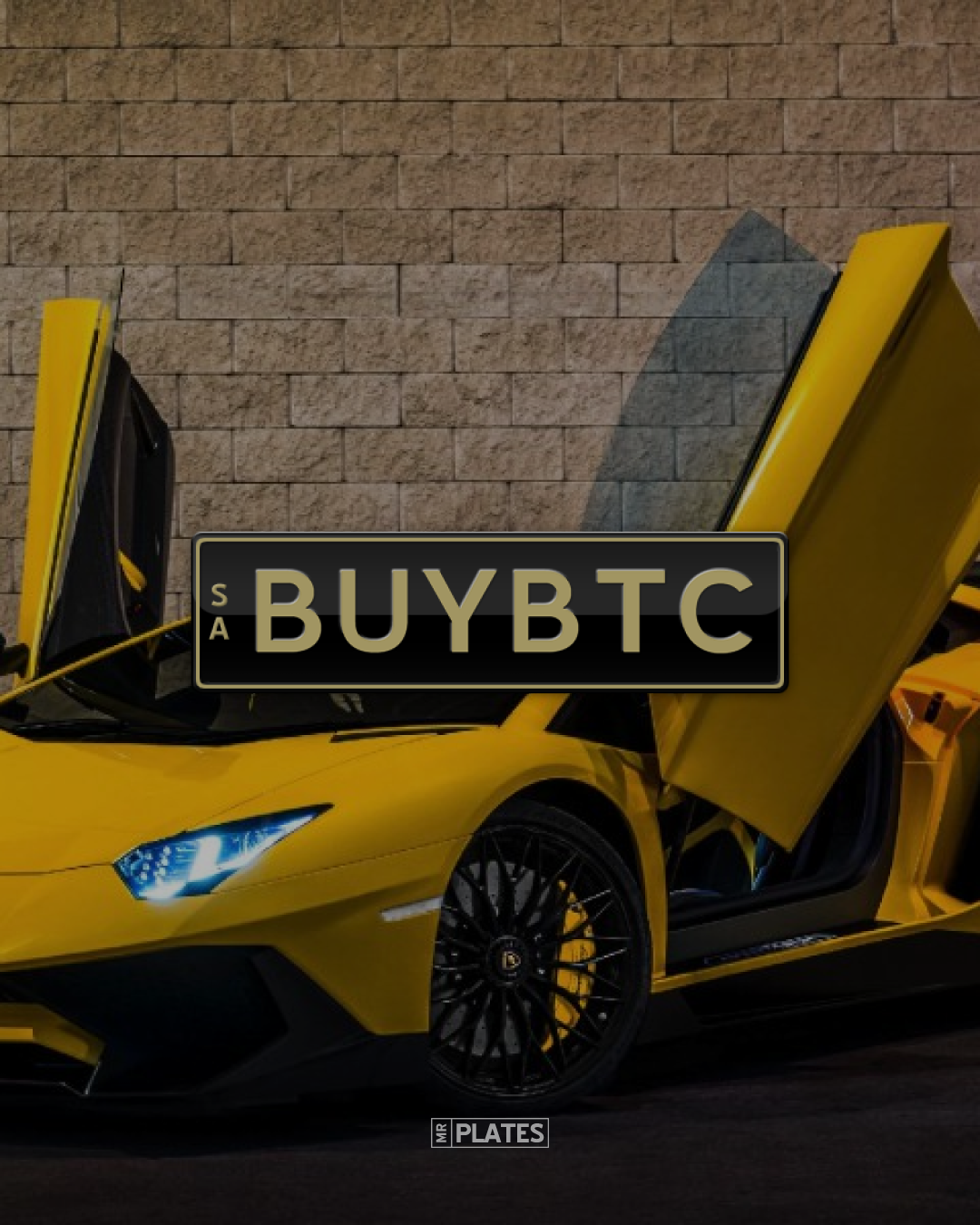 BUYBTC (Buy Bitcoin (BTC)) Number Plates For Sale, SA - MrPlates