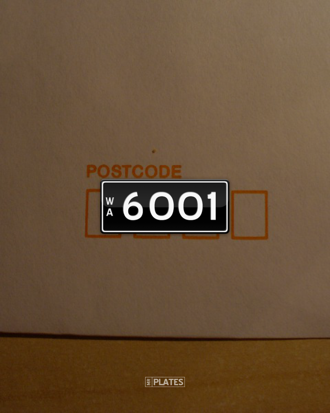 6001 (Perth Post Code) Number Plates For Sale, WA - MrPlates