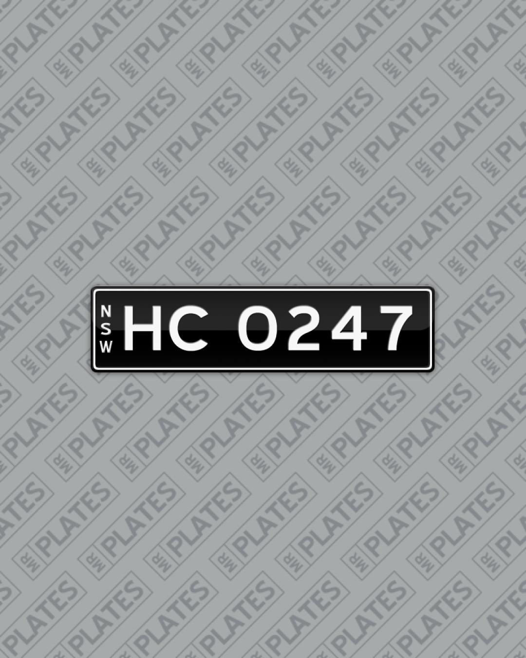 HC 0247 (Hire Car) Number Plates For Sale, NSW - MrPlates