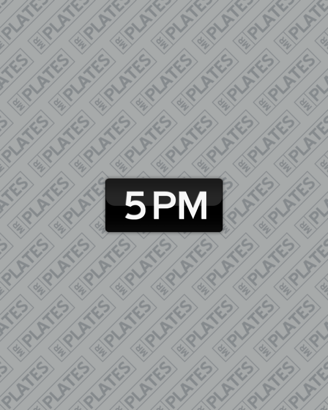 5PM Number Plates For Sale, VIC - MrPlates