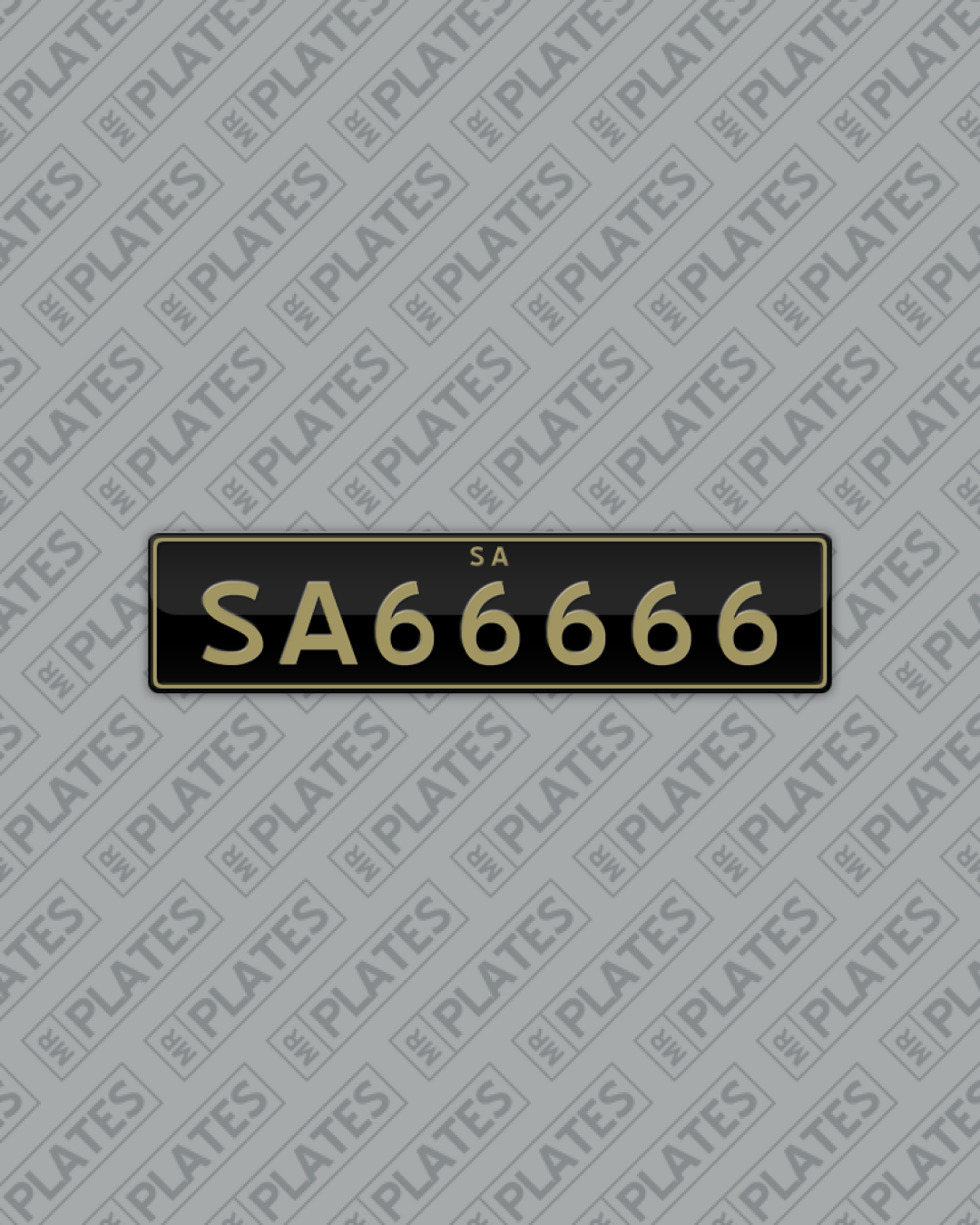 SA66666 (Good Luck) Number Plates For Sale, SA - MrPlates