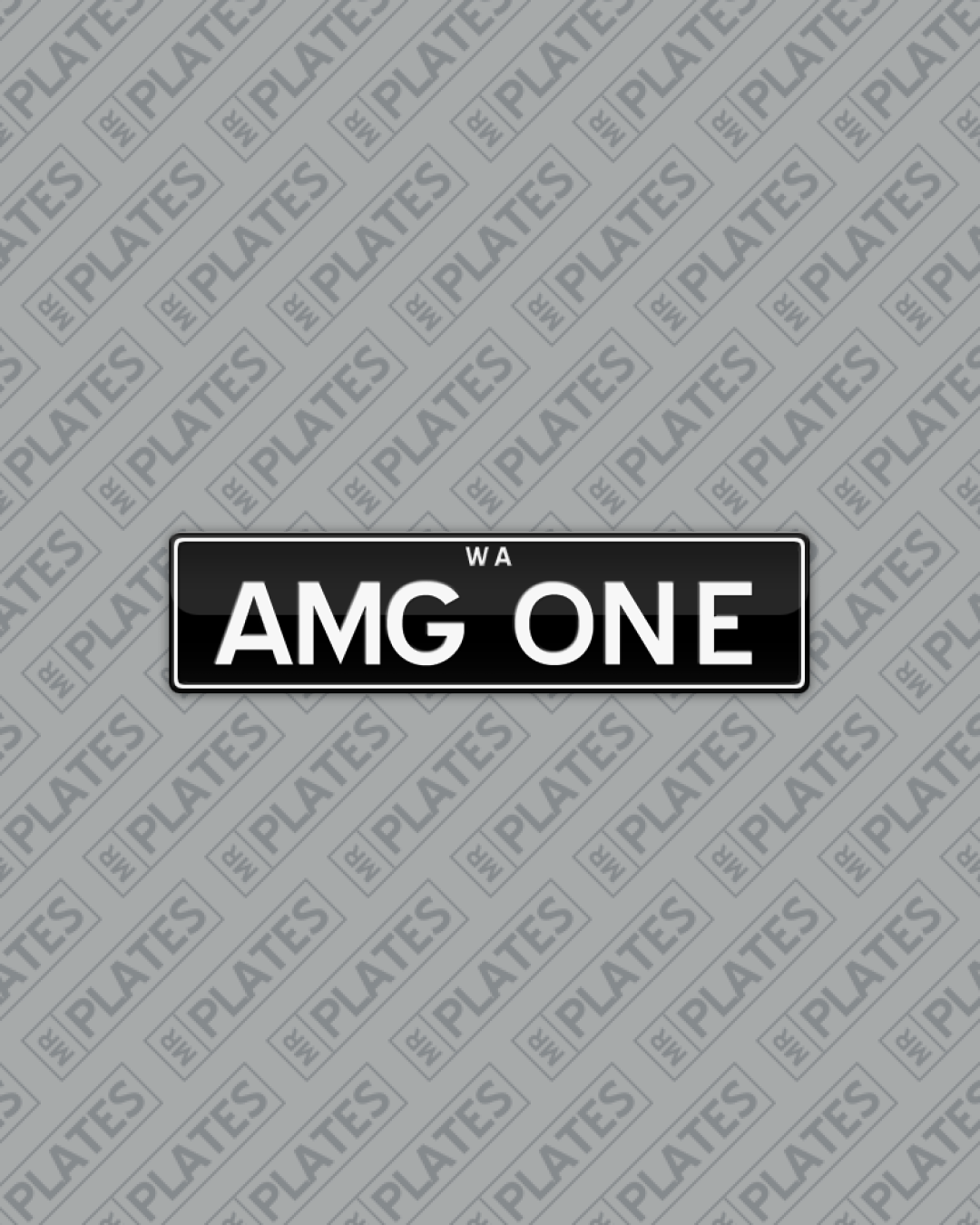AMG ONE Number Plates For Sale, WA - MrPlates