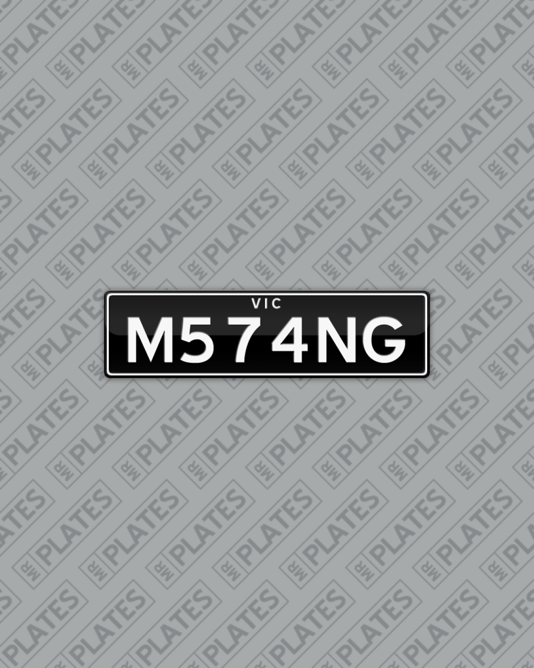 M574NG (MUSTANG) Number Plates For Sale, VIC - MrPlates