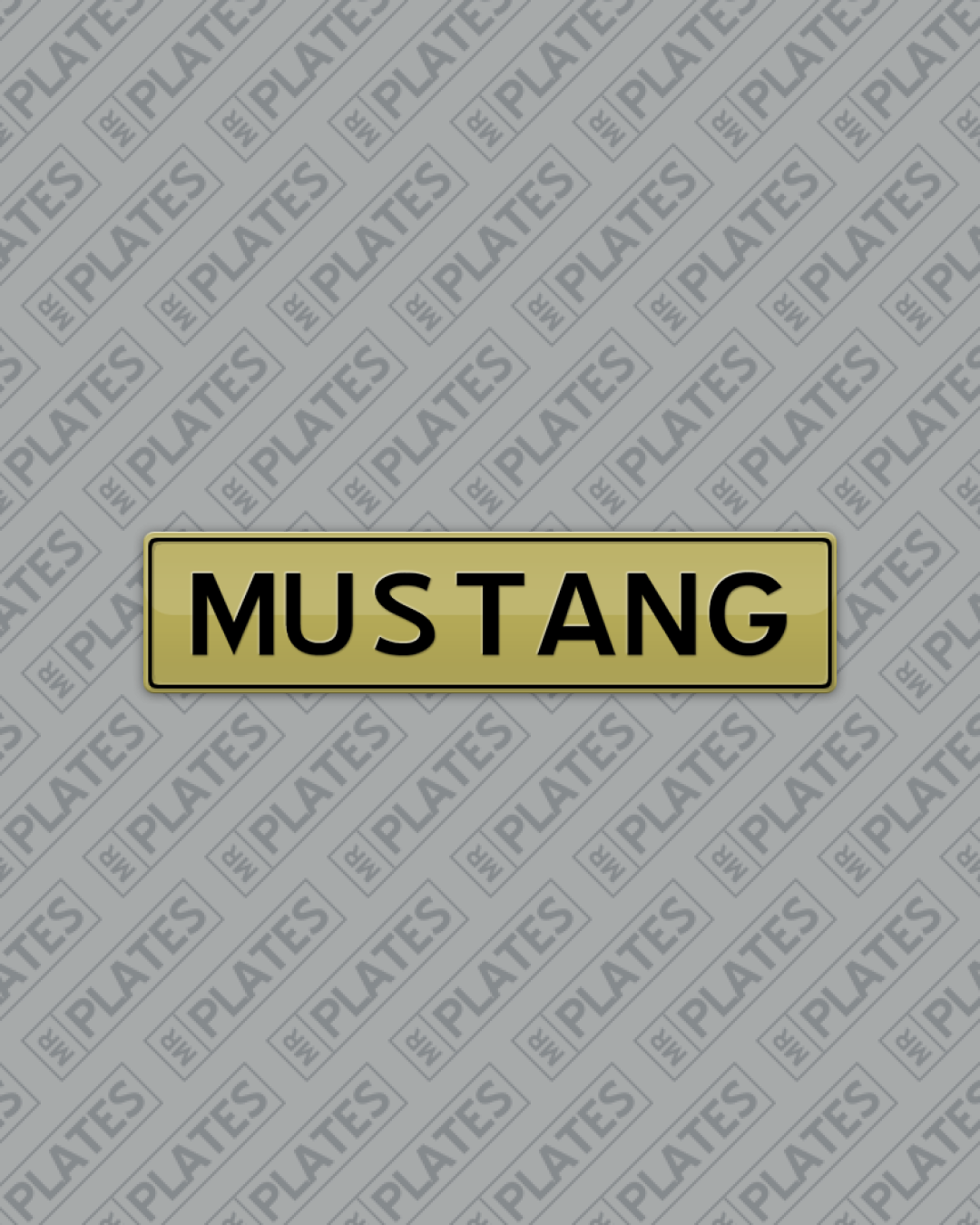 MUSTANG Number Plates For Sale, QLD - MrPlates