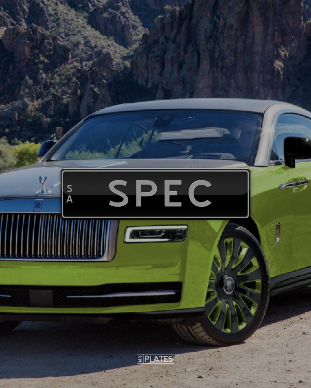 SPEC (Rolls Royce SPECTRE.) Number Plates For Sale, SA - MrPlates