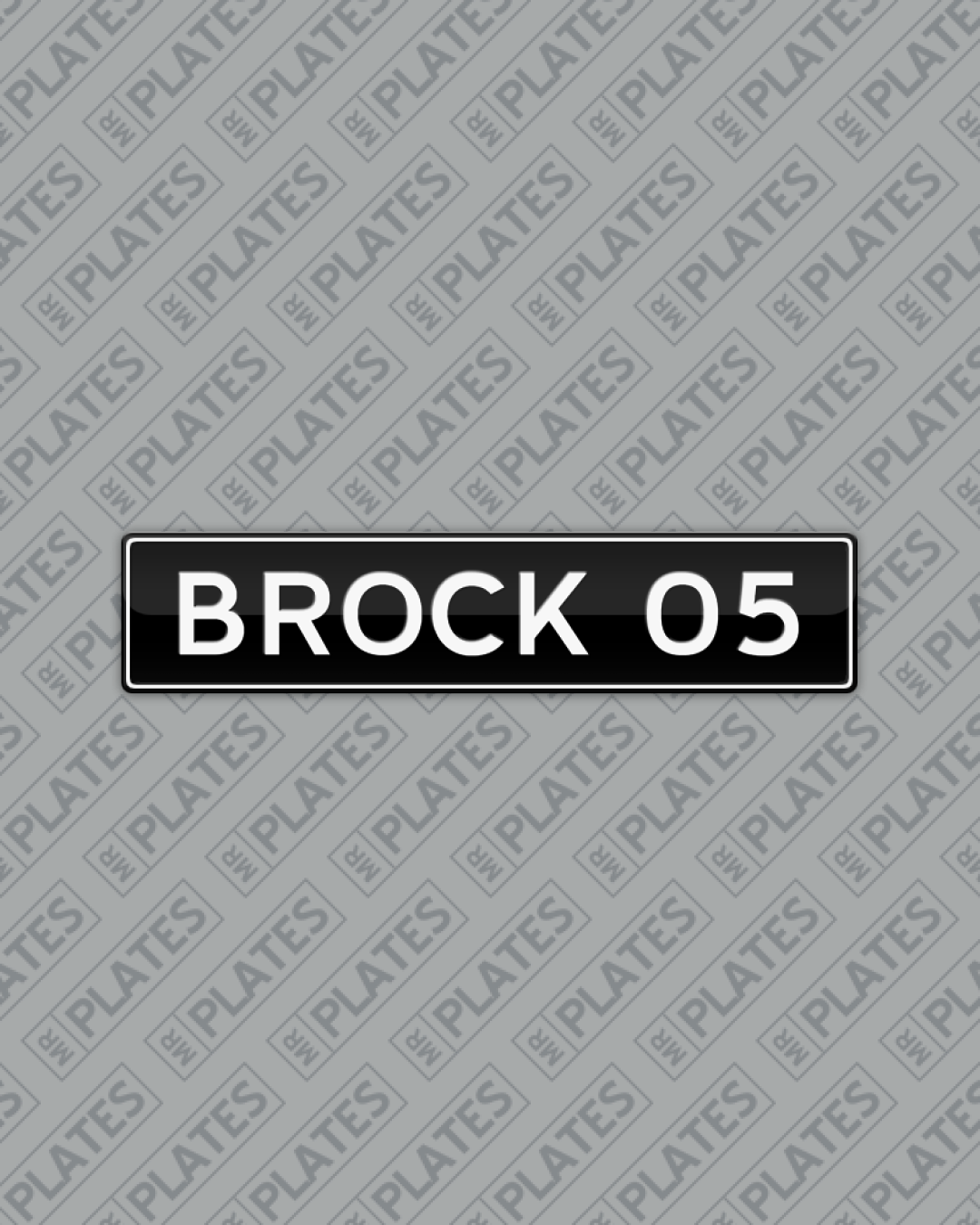 BROCK 05 (Peter Brock 05) Number Plates For Sale, QLD - MrPlates