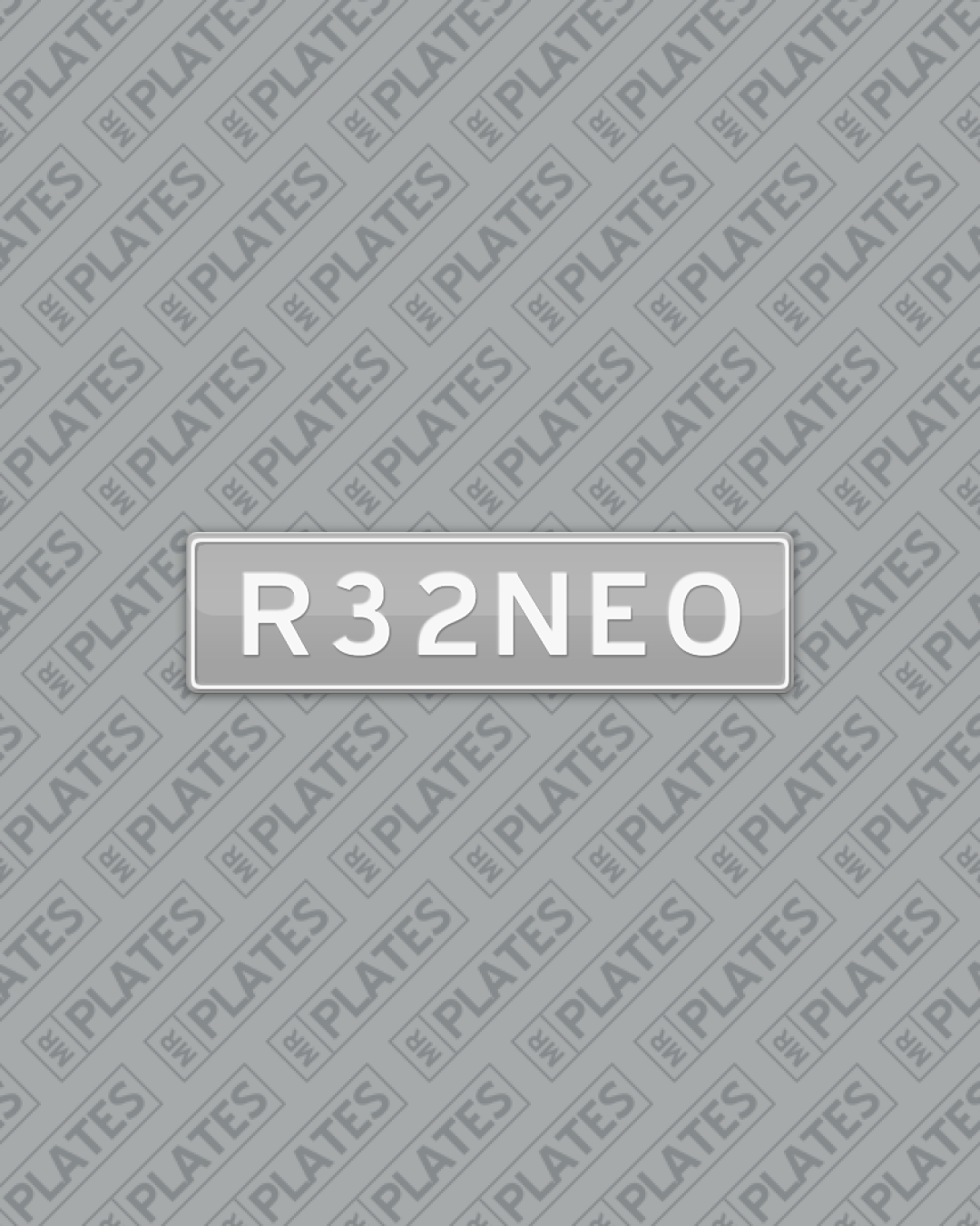 R32NE0 (R32 NEO) Number Plates For Sale, QLD - MrPlates