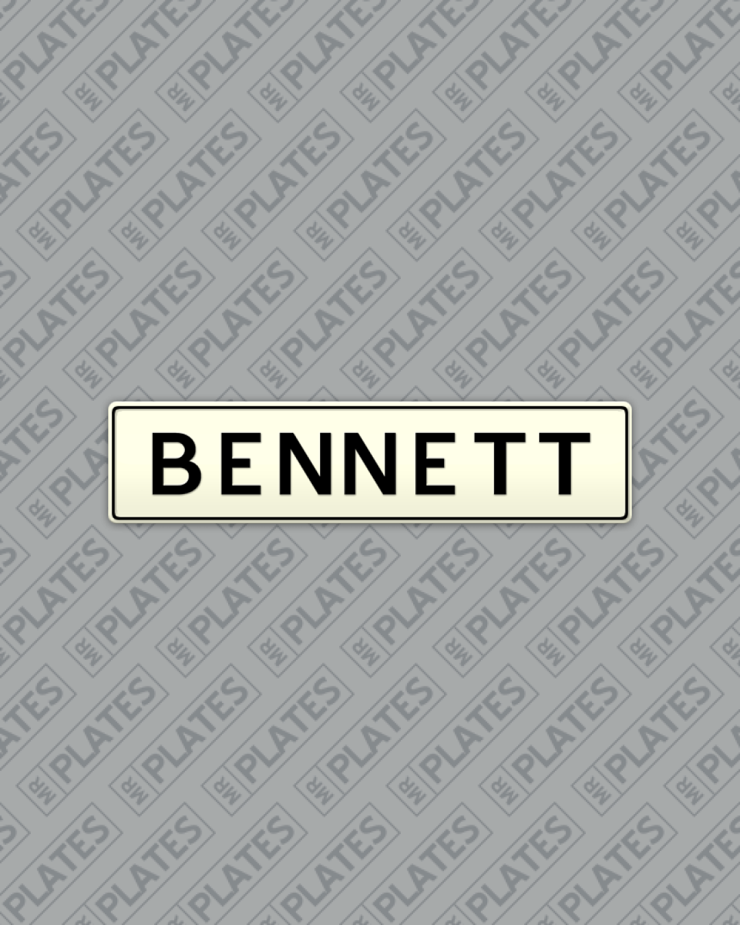 BENNETT Number Plates For Sale, QLD - MrPlates