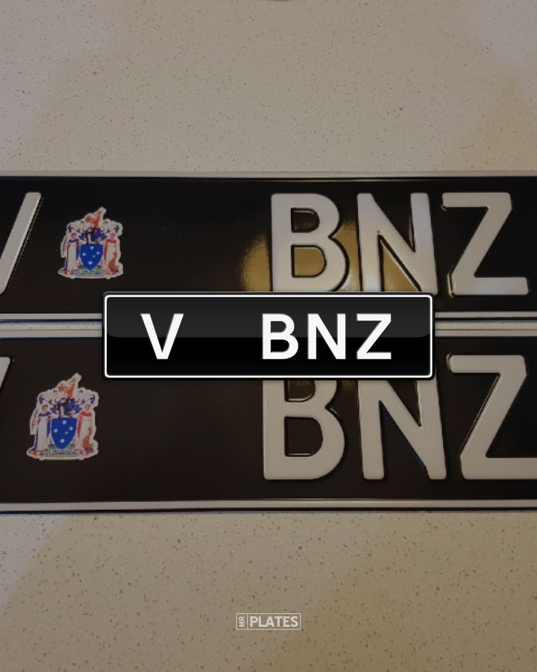 V BNZ (Benz) Number Plates For Sale, VIC - MrPlates