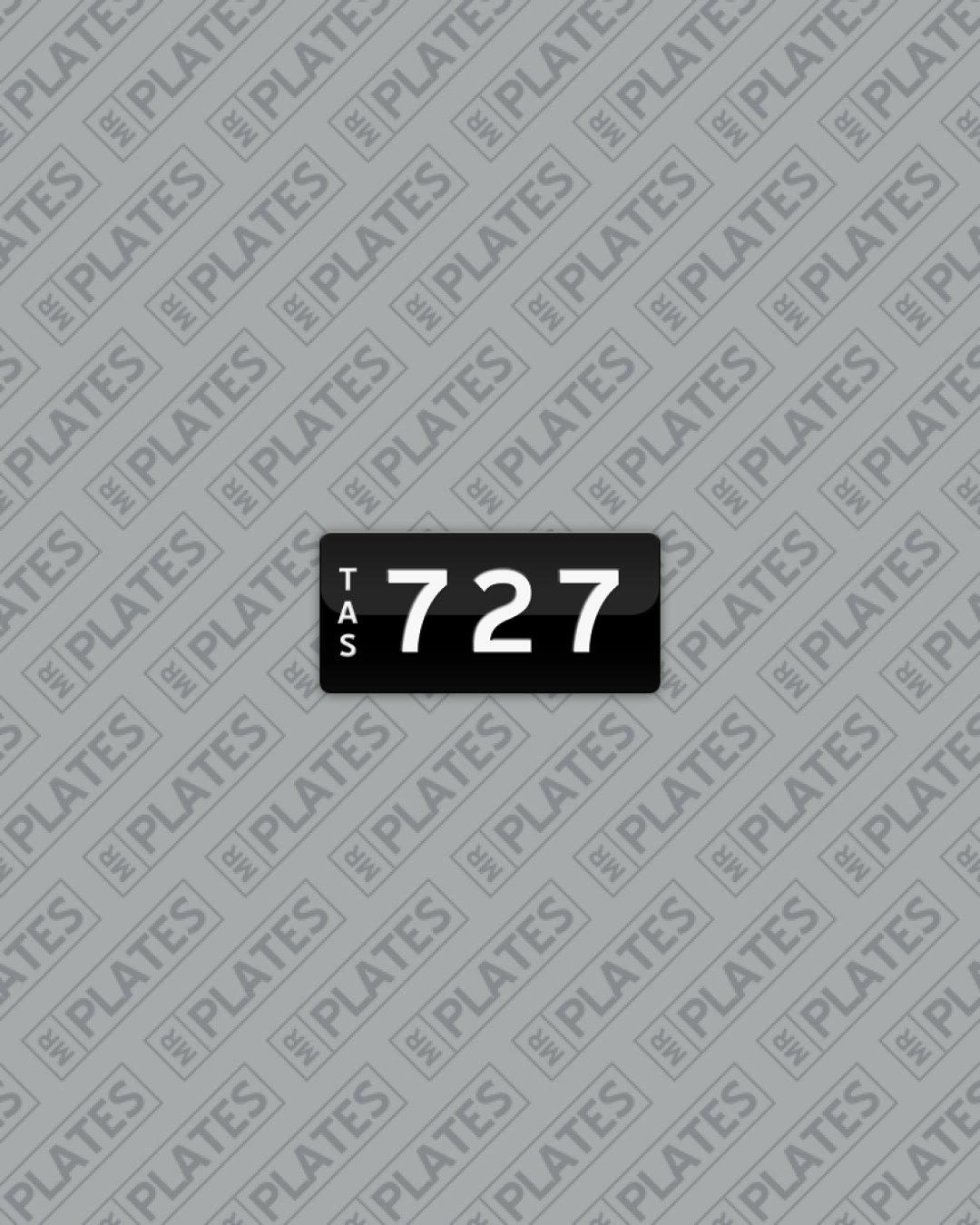 727 (727 - Premium Combo - BEST Value!) Number Plates For Sale, TAS ...