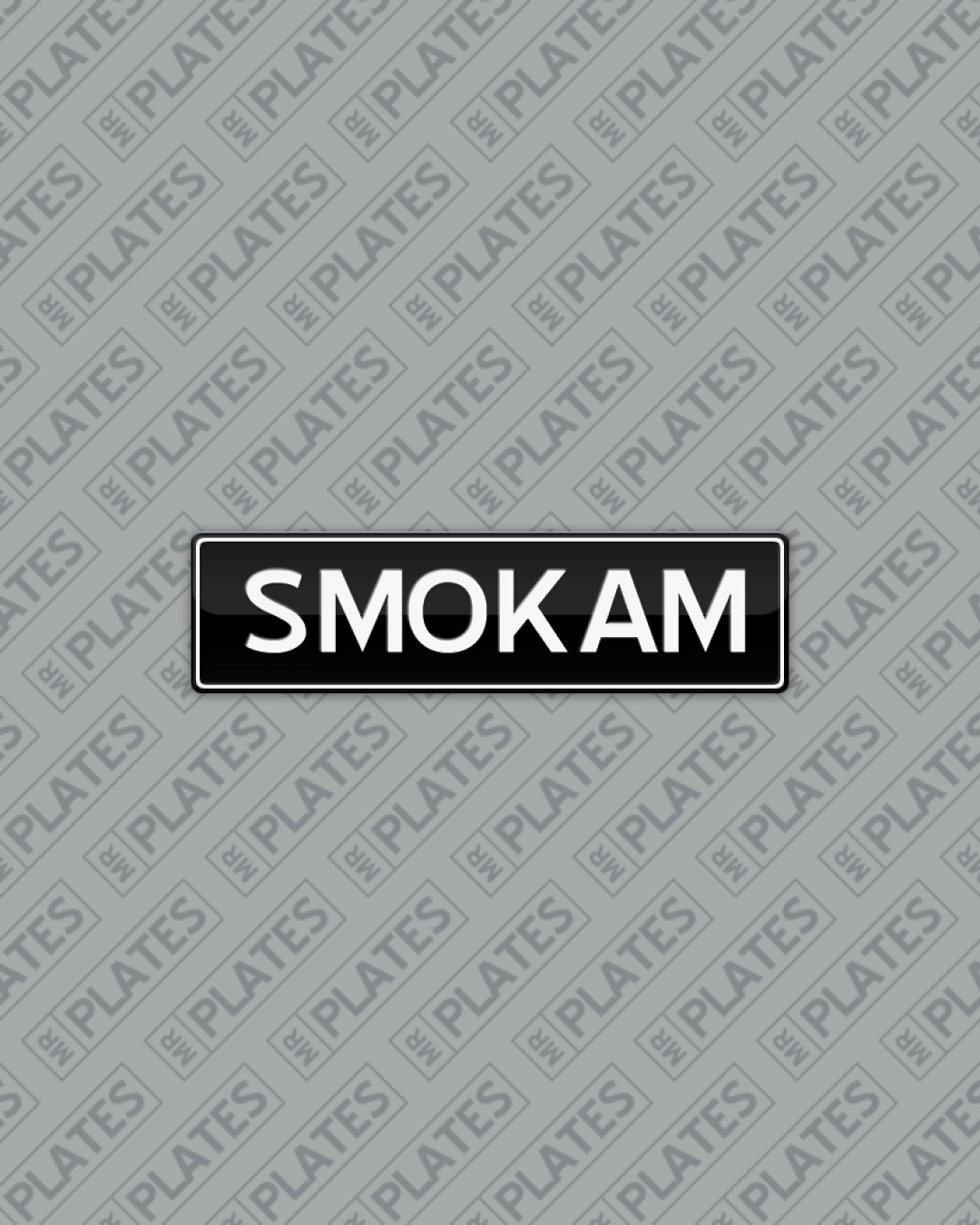 SMOKAM (Drag Race) Number Plates For Sale, VIC - MrPlates